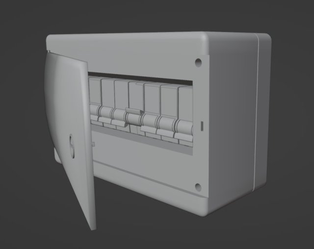 Box for automatic switches 3D Model in Miscellaneous 3DExport