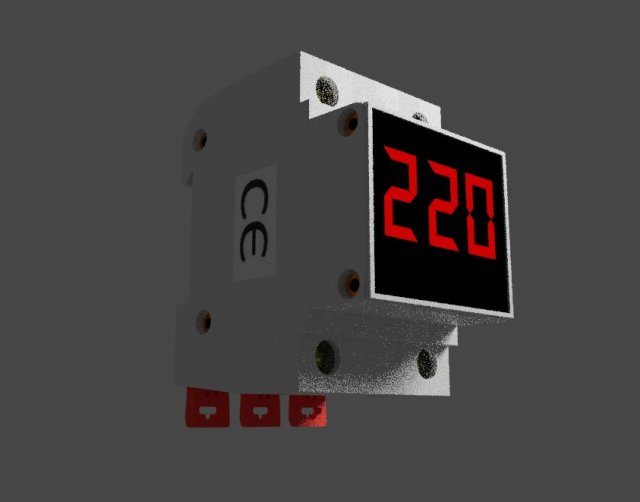 Voltmeter 3D Model in Other 3DExport