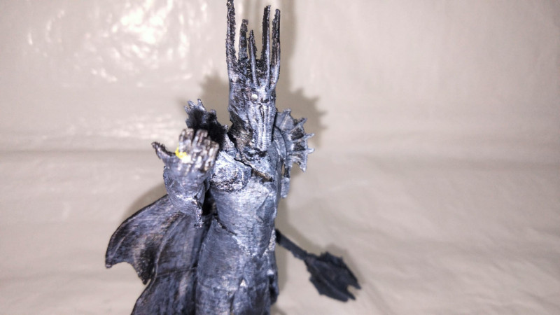 UNIQUE SCULTURE SAURON 3D PRINT 3D Print Model in Monsters & Creatures ...