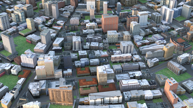 City 75 3D Model in Cityscapes 3DExport
