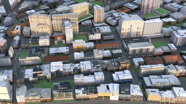 City 75 3D Model in Cityscapes 3DExport