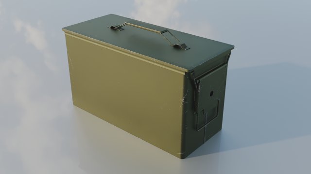 Ammo box 01 3D Model in Unmanned 3DExport