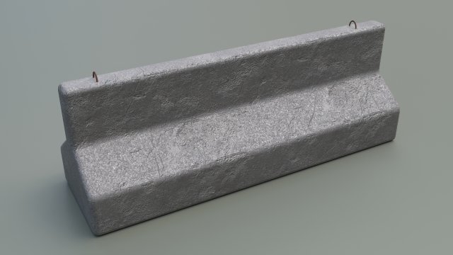 Roadblock pack 01 3D Model in Environment 3DExport