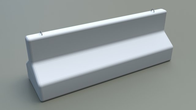 Roadblock pack 01 3D Model in Environment 3DExport