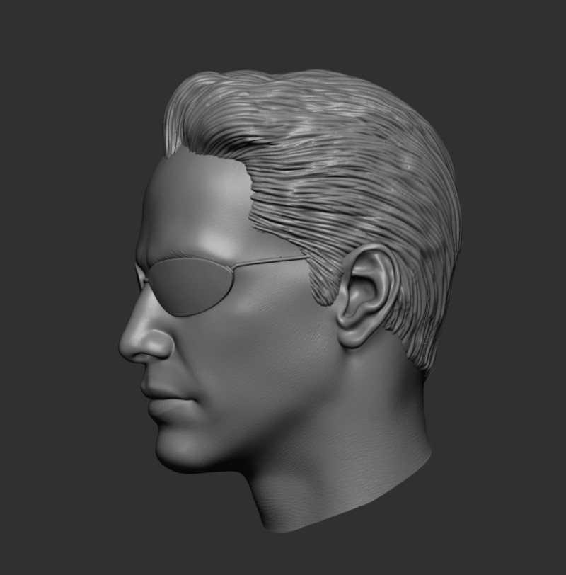 Neo - Keanu Reeves - Matrix 3D Print Model in Man 3DExport