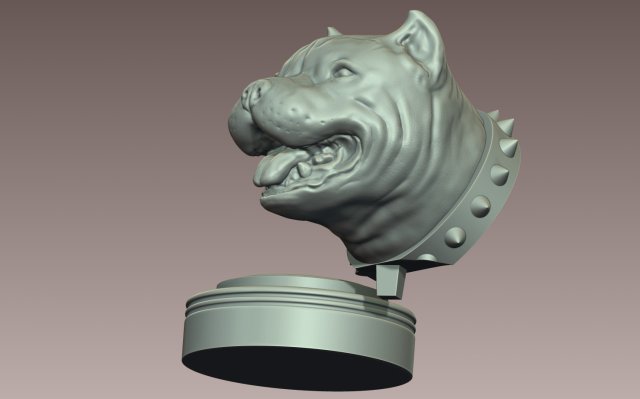 American Bully 3D Print Model in Sculpture 3DExport