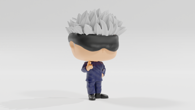 Satoru Gojo funko pop from Jujutsu Kaisen 3D Print Model in Man 3DExport