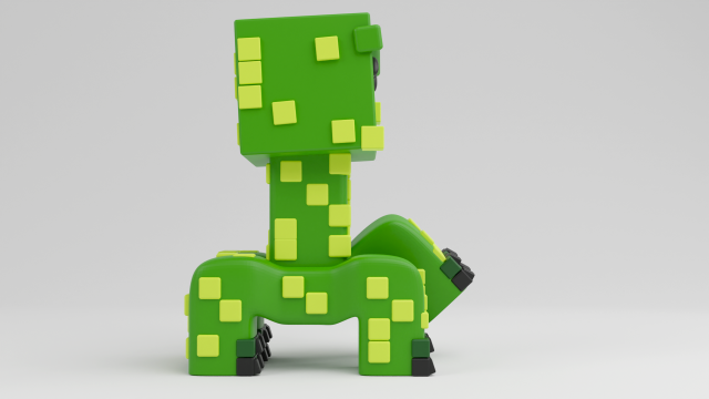 Creeper from Minecraft 3D Print Model in Other 3DExport
