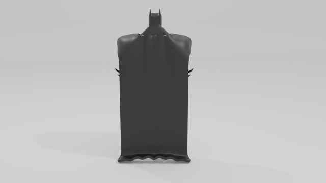 BatMan from the animated series 3D Print Model in Man 3DExport