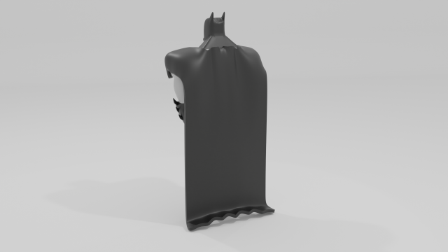 BatMan from the animated series 3D Print Model in Man 3DExport