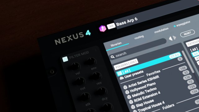 ReFX Nexus 4 - Virtual Synthesizer 3D Model in Audio 3DExport