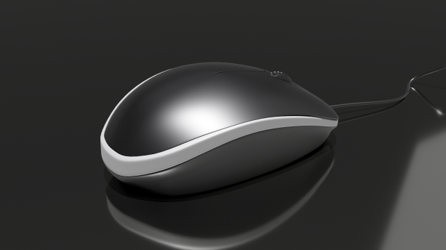 Mouse Wireless Free 3D Model in Computer 3DExport
