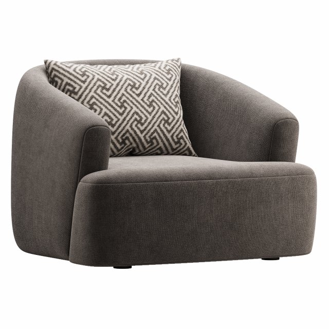 Boucle Sessel Sofia 3D Model in Chair 3DExport