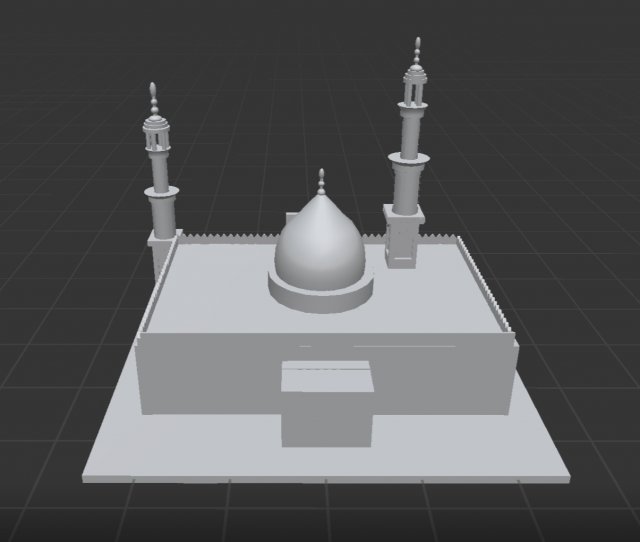 Masjid Free 3D Model in Buildings 3DExport