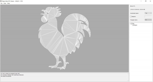 Logo Rooster 3D Print Model in Signs and Logos 3DExport
