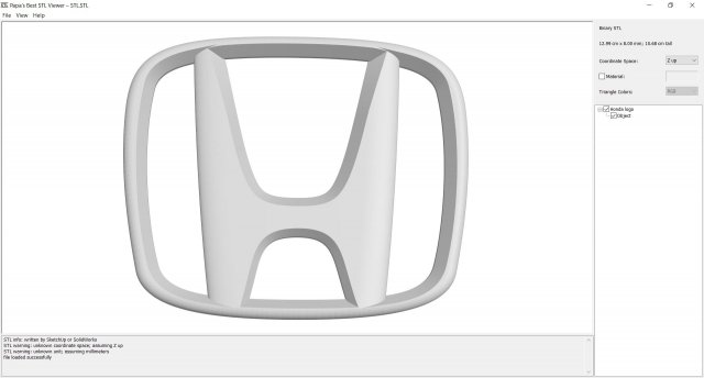 Logo Honda 3D Print Model in Signs and Logos 3DExport