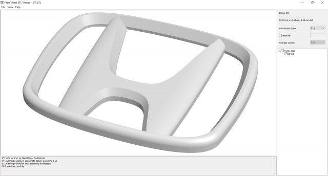 Logo Honda 3D Print Model in Signs and Logos 3DExport