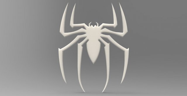 Logo spider 3D Print Model in Signs and Logos 3DExport