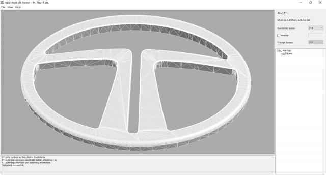 Logo tata 3D Print Model in Signs and Logos 3DExport