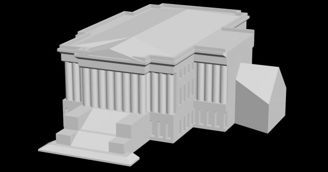 Capitol legislative 3D Print Model in Architecture 3DExport