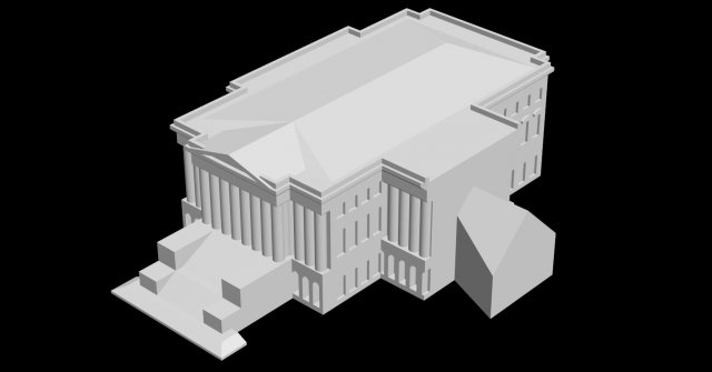 Capitol legislative 3D Print Model in Architecture 3DExport