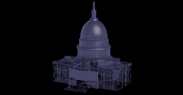 Capitol legislative 3D Print Model in Architecture 3DExport