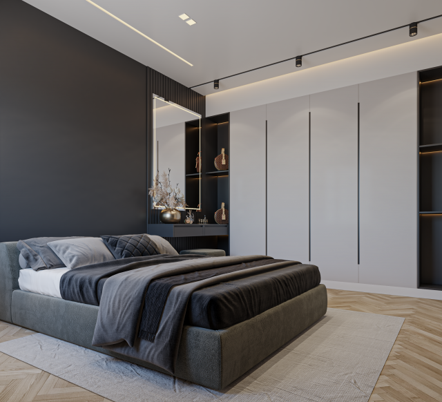 Master Bedroom 3D Model in Bedroom 3DExport