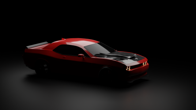Dodge challenger 3D Model in Sport Cars 3DExport