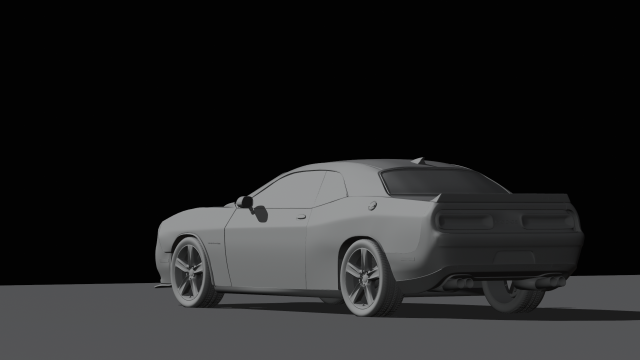 Dodge challenger 3D Model in Sport Cars 3DExport