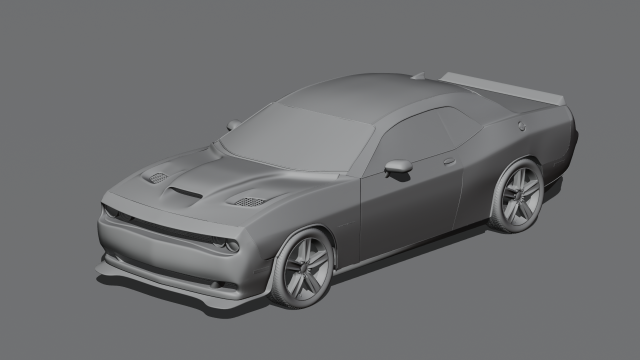 Dodge challenger 3D Model in Sport Cars 3DExport