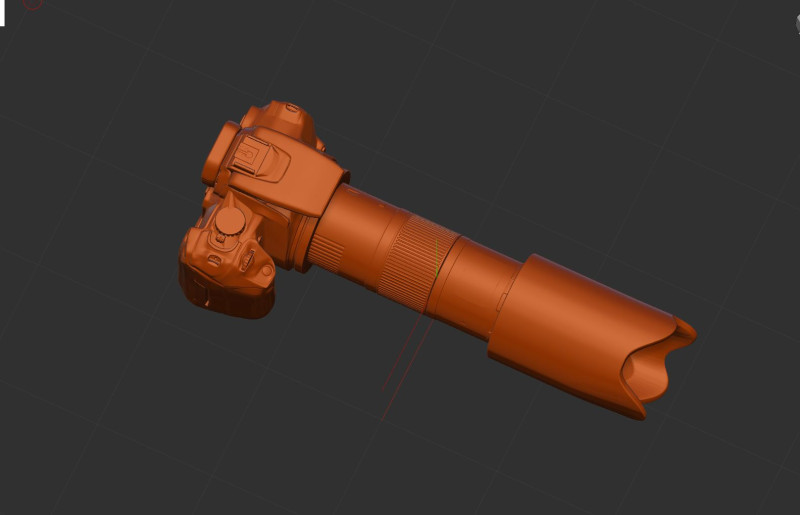 DSLR 3D Model in Other 3DExport