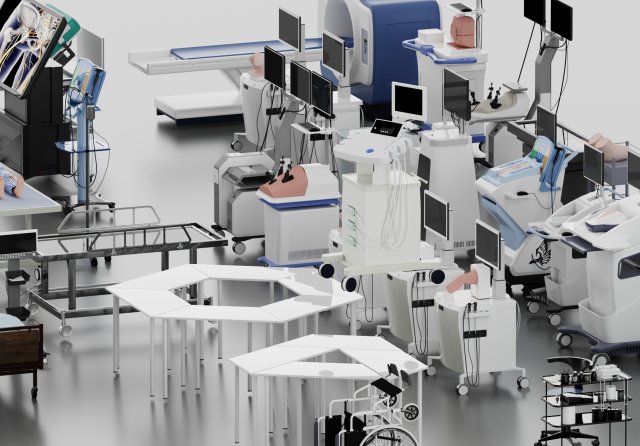 Modern medical equipment Blender 3D 3D Model in Medical Equipment 3DExport