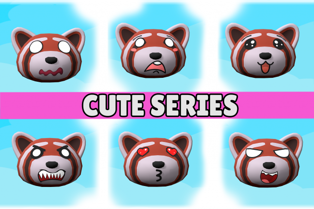 Cute low poly Red Panda 3D Model in Other 3DExport