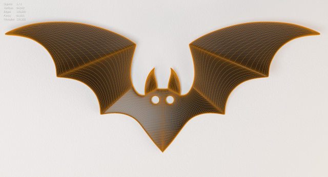Halloween Bat 3D print 3D Print Model in Other 3DExport