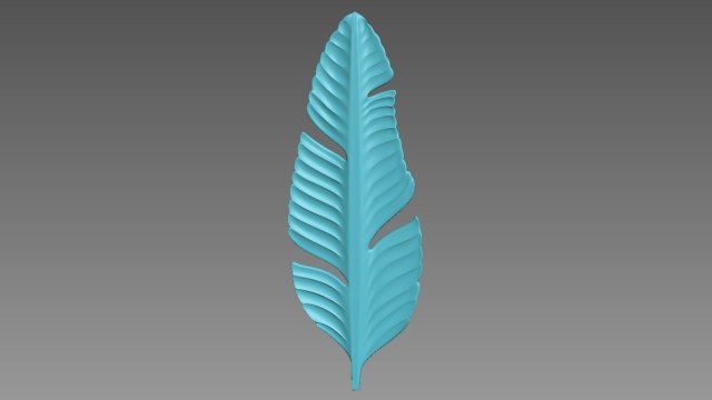 Feather 3D Print Model in Other 3DExport