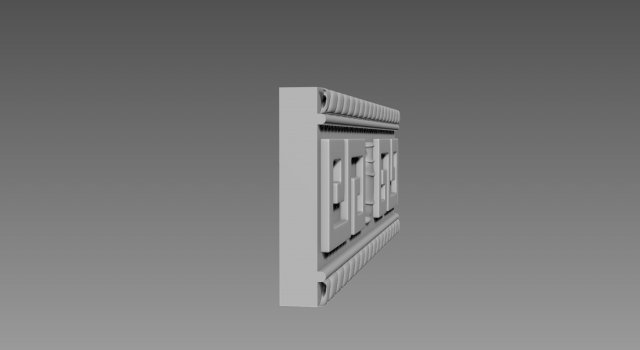 Molding relief 3D Model in Miscellaneous 3DExport