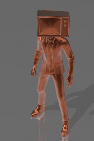 Skibidi TVMAN TV MAN 3D Model in Other 3DExport