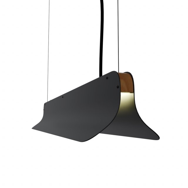 Long Shade 3D Model in Ceiling Lights 3DExport