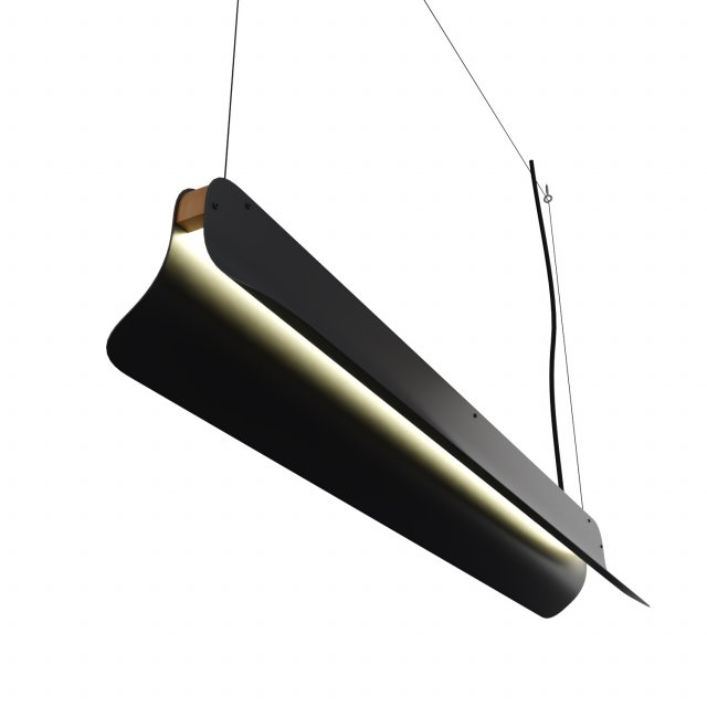 Long Shade 3D Model in Ceiling Lights 3DExport