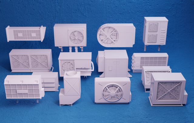 Ac Units 3D Model in Household Appliances 3DExport