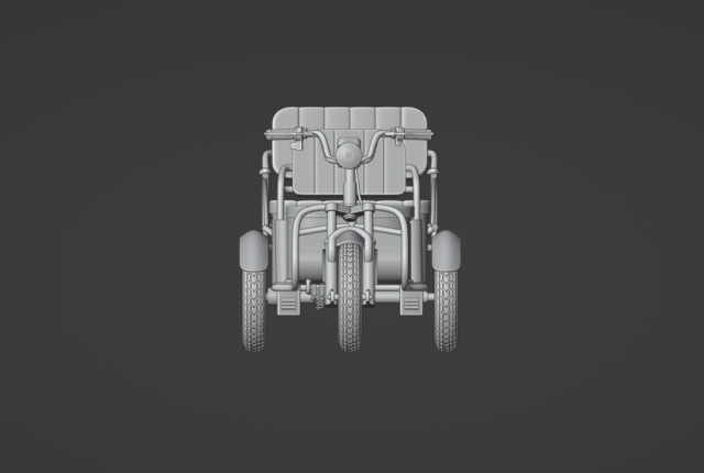 3D Electronic Auto-Rickshaw 3D Model in Motorcycle 3DExport