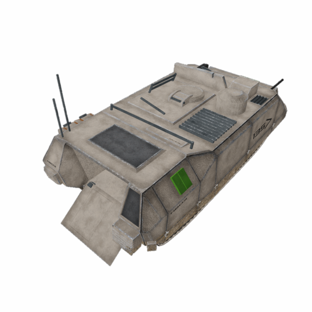 APC Scifi Tank KB03 3D Model in Ulaşım 3DExport