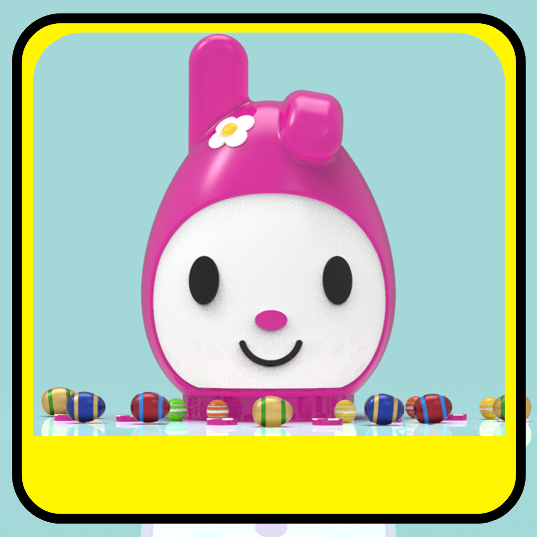 My Melody piggy bank or easter egg 3D Baskı Modeli in Oyuncaklar 3DExport