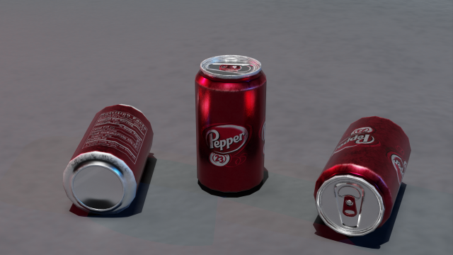Beer can 3D Model in Beverage 3DExport