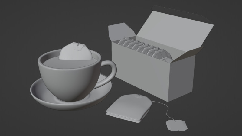 Tea 001 3D Model in Beverage 3DExport