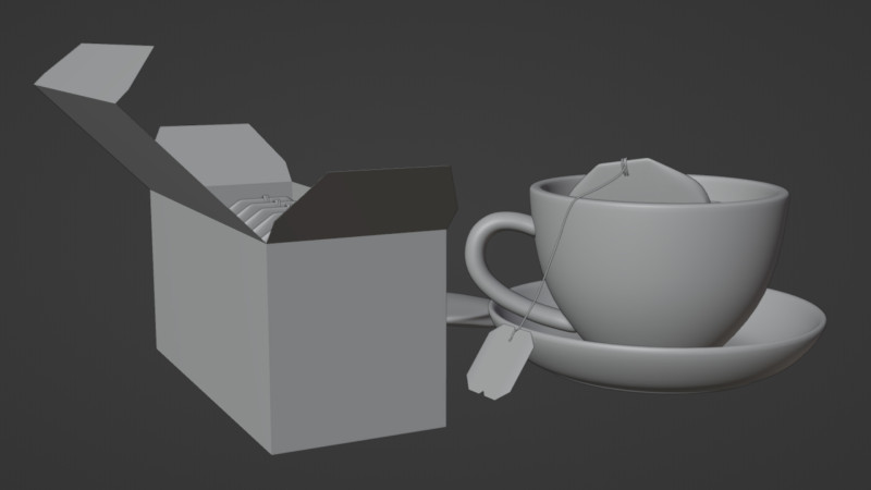 Tea 001 3D Model in Beverage 3DExport
