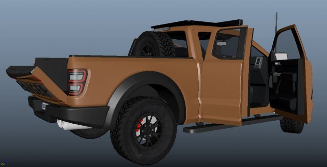 Ranger Raptor 3D Model in SUV 3DExport