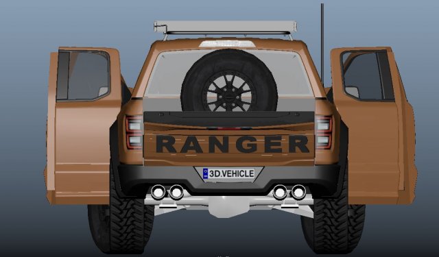 Ranger Raptor 3D Model in SUV 3DExport
