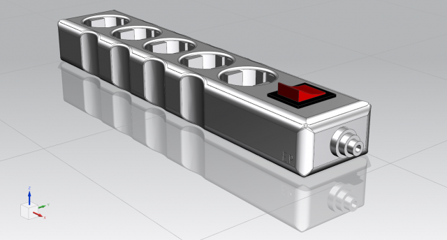 Outlet Power 3D Model in Tools 3DExport
