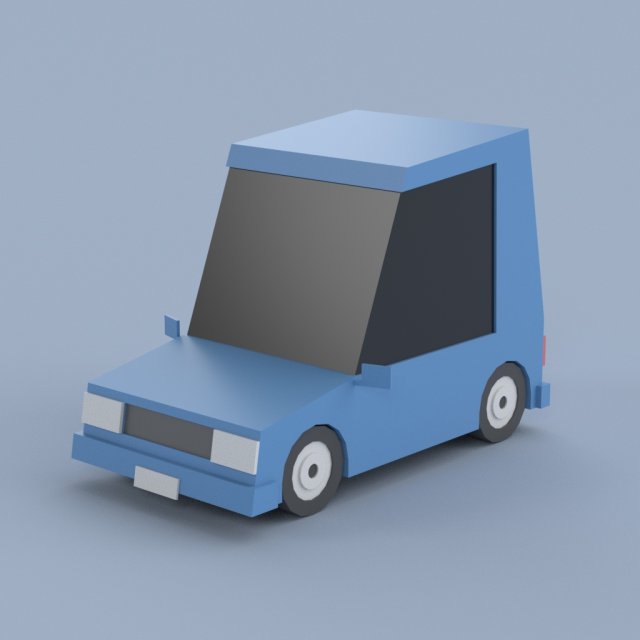 Low poly Cars 01 3D Model in Compact Cars 3DExport